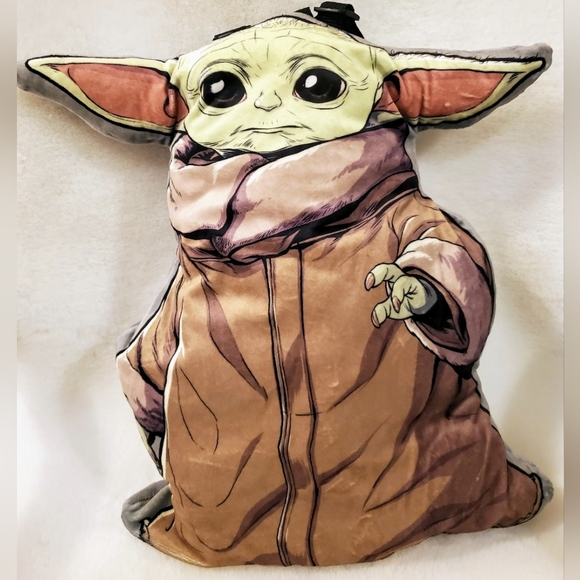 Disney | Bags | Star Wars The Mandalorian Baby Yoda Plush Backpack ...